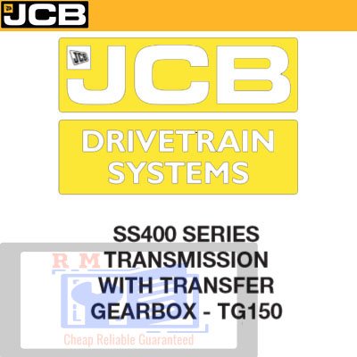 JCB SS400 Drivetrain System Service Repair Manual