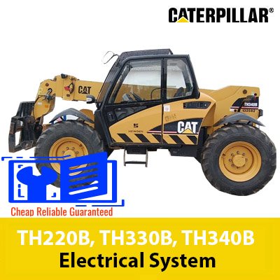 Caterpillar TH220B, Caterpillar TH330B, Caterpillar TH340B Telehandler ...