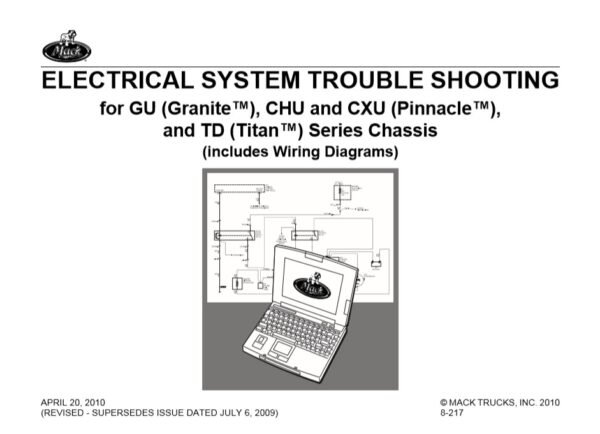 Mack Trucks 2010 Electrical Diagram And Connectors System ...