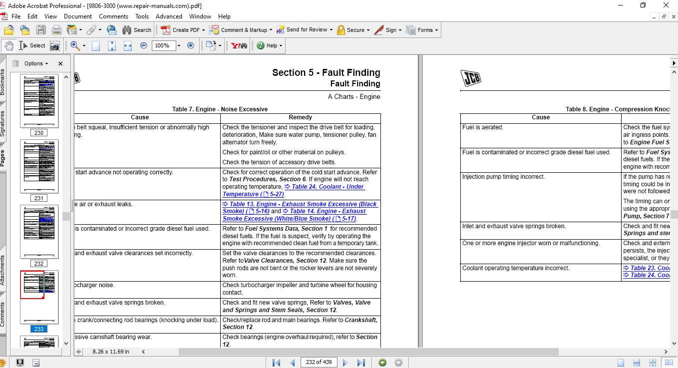 JCB Dieselmax Engine Service Repair Manual
