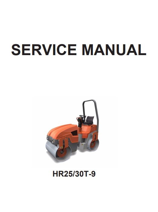 Hyundai HR25-9 , HR30T-9 Road Roller Service Repair Manual