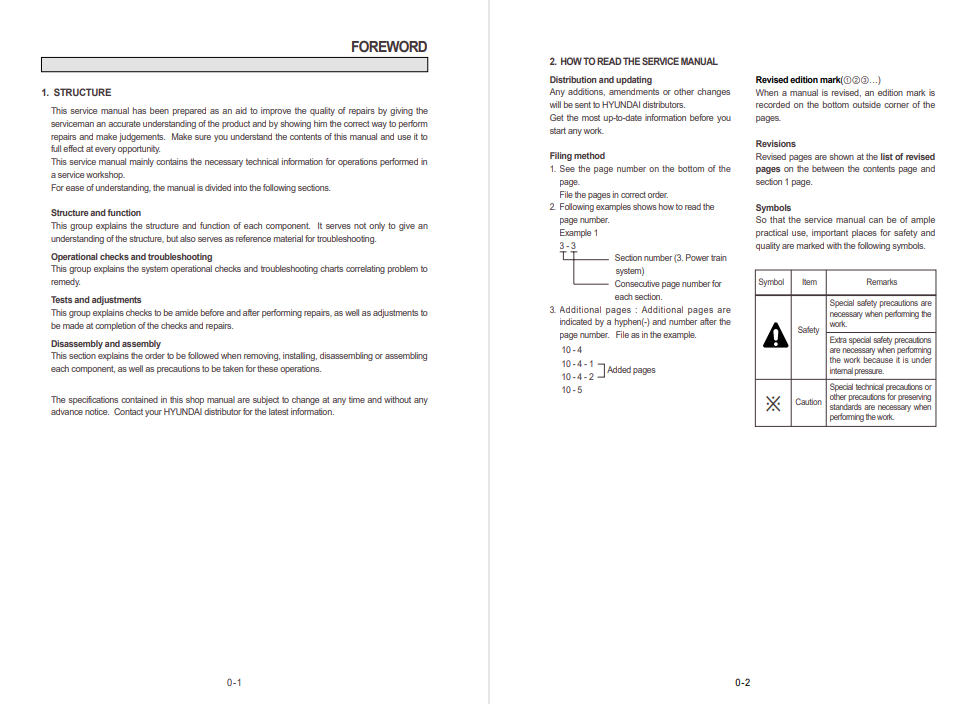 Hyundai HL780-3A Wheel Loader Service Repair Manual