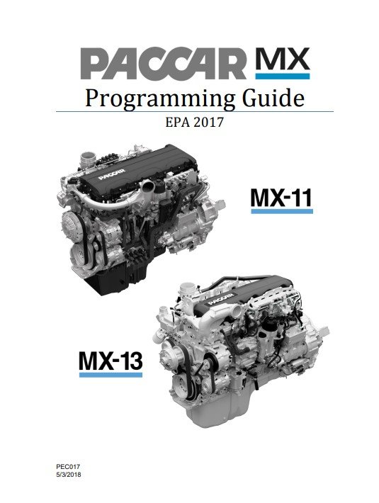 Paccar MX11 , MX13 EPA2017 Programming Guide